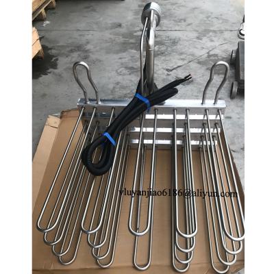 China Multi-tube Combination Eighteen Elements Stainless Steel 316 Immersion Heaters for sale