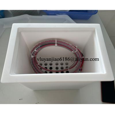 China Etching PTFE Tank With PTFE Frame Heater For Semiconductor Manufacturer and electroplating tank for sale