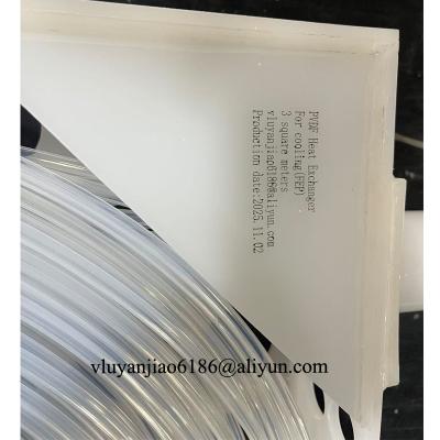 China PVDF Fluoroplastic Heat Exchanger For Heating/Cooling Chemical Solutions for sale