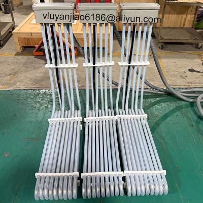 China 415V 3P 6kw L-Shaped PTFE Immersion Heater for sale