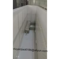 China 4900mm Length White PP Hard Anodizing Electroplating Tank For Sulfuric Acid for sale