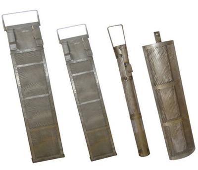 China Gr2 Titanium MMO Mesh Anode Basket for Electroplating - 2.5