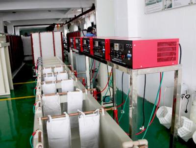 China ISO9001 Manual Precision Electroplating Plant Equipment with 5182 m² Facility and 24 Sets Annual Capacity for sale
