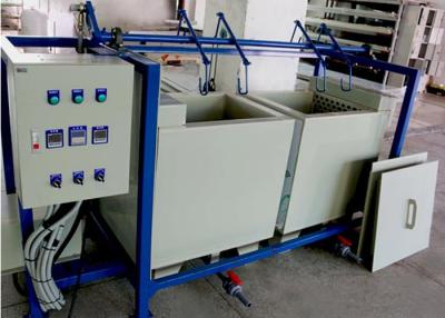China 10mm Polypropylene Acid Alkali Resistant Electroplating Tank for Chemical Processing with SS41 Support Frame for sale