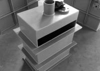 China 500mm height 12mm PP Tanks For Electroplating With Extraction Hood for sale