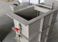 China 12mm PP Electrolytic Cell Tank 900x400x900mm with Sloped Bottom for Industrial Electroplating for sale