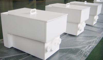 China High Purity PVDF PFA PTFE Electroplating Tanks - 120°C to 260°C Temperature Range for Semiconductor Manufacturing for sale