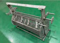 China 8mm Hole SUS304 Stainless Steel Electroplating Barrel - 280mm Diameter x 600mm Length for Degreasing Equipment for sale