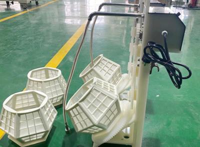 China 650mm PP Hexagonal Plating Basket with 320mm Diameter - Portable Electroplating Barrel for Micro Workpieces for sale
