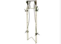 China SUS316L VCP Electroplating Hanger with PE Coating for Gold Plating - Custom PCB Rack with Flexible 304 Steel Hooks for sale