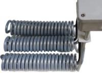 China L Shaped Three Element PTFE Immersion Heater , Spiral Water Heater For Gold Plating for sale