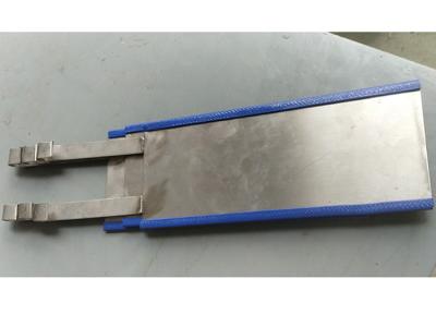China Titanium & Stainless Steel SUS304 Cathode Plate with PVC Edge Strips for Electroplating Systems for sale