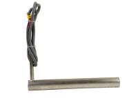 China L-Shaped 50mm 2KW Stainless Steel Immersion Heater for Chemical Solutions - 220/380V Customizable for sale