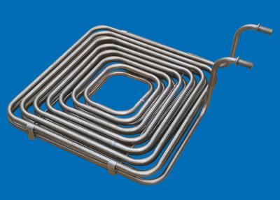 China SUS316 Double Layer Immersion Heat Exchanger for Alkaline Solution Cooling - 650mm Size Industrial Grade for sale