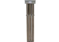 China Triple Tube 45mm PTC Immersion Heater 240V with 50mm Tube Diameter and 26W/in² Watt Density for sale