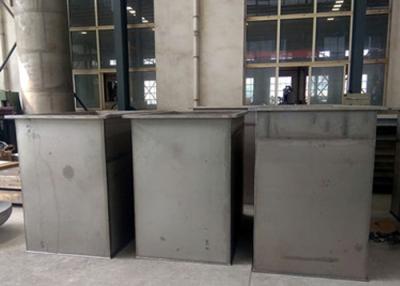 China 1-Inch Thick Titanium Electroplating Tanks for Chrome Plating with 16-Inch Support Centers for sale