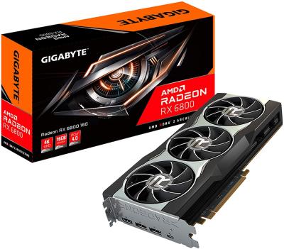China GDDR6 256 Bit GPU Card RX 6800 XT 2NS Gaming Video Card for sale