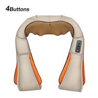 China Improve Circulation Neck And Shoulder Massager With 8 Carbon Fiber Massage Head for sale