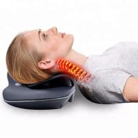 China Electric Heated Neck Massager Voltage 12v With External Electrotherapy Pads for sale