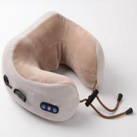 China U Shape Travel Massage Pillow , Comfy Massage Pillow Multi Function Customized Logo for sale