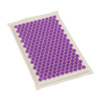 China Lotus Spike Electric Back Massager Accupressure Mat Linen Fabric Material Customized Color for sale