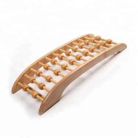 China Natural Wooden Electric Back Massager Eco Friendly Material Increases Blood Circulation for sale