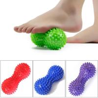China Peanut Shape Shiatsu Foot Massager Yoga Fitness Ball PVC Material Size 150 * 70 * 70 Mm for sale