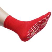 China Anti Fatigue Shiatsu Foot Massager Magnetic Socks Breathable Self Heating Weight 40g for sale