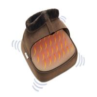 China Brown Color Shiatsu Foot Warmer Massager Size 32 * 30 * 13cm High Safety Performance for sale