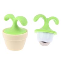 China Roller Ball Handheld Body Massager Cute Mini Potted Plant Shaped 360 Degree Rotating for sale