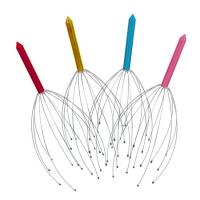 China Claw Shape Hand Held Scalp Head Massager Comfortable Portable Lightweight for sale