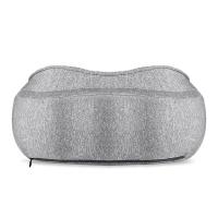 China Inflatable Travel Shiatsu Massage Pillow Convenient Folding 3 Level Kneading Massage for sale