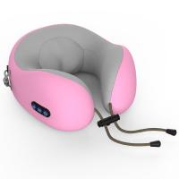 China U Shape Shiatsu Massage Pillow Weight 0.6kg USB Charge With Vibration Function for sale