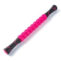 China Gym Full Body Muscle Roller Stick , Handheld Sports Massager Unique Concave Gear Design for sale