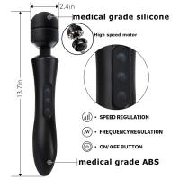 China Black Muscle Fascia Massager / Sports Recovery Massagers With Powerful Quiet Motor for sale