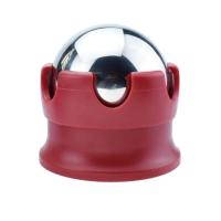 China Stainless Steel Muscle Fascia Massager Ice Rolling Ball Reduce Inflammation for sale