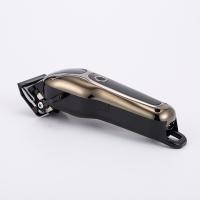 China Golden Color Electric Hair Trimmer , Cordless Barber Clippers For Pets / Human for sale