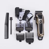 China Golden Color Electric Hair Trimmer , Cordless Barber Clippers For Pets / Human for sale