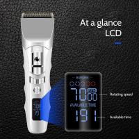 China White Color Electric Hair Cutter , Hair Shaving Machine Easy Clean For Business Travel for sale