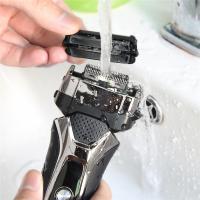 China Black Rechargeable Electric Shaver Size 15.8 * 5 * 3.7cm Dry / Wet Dual Use For Travel for sale