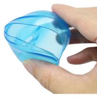 China Protect Silicone Ear Covers , Blue Clear Silicone Ear For Personal Use / Hairdressing Salon for sale