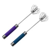 China Semi Automatic Hair Dye Accessories , Push Down Mixer Whisk Stainless Steel Material for sale