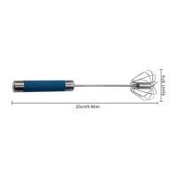 China Semi Automatic Hair Dye Accessories , Push Down Mixer Whisk Stainless Steel Material for sale