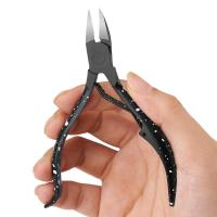 China Toenail Ingrown Nail Care Tools Edge Cutter Nipper Length 11.4cm Rotatable Shrapnel Design for sale