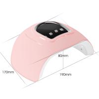 China Pink Color UV LED Nail Lamp , Nail Polish Dryer Curved Half - Closed Design for sale