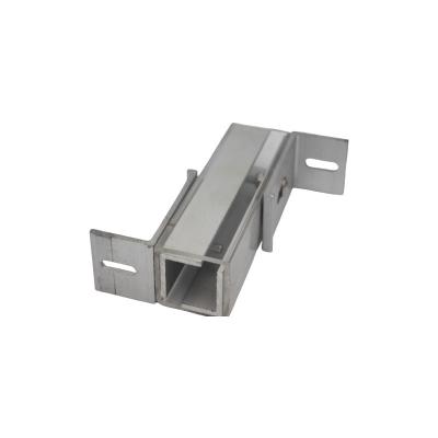 China Customized Aluminum Clips Clamp Wall Bracket Thickness 4mm For Facade for sale