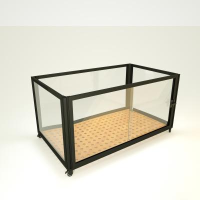 China Portable Sliding Door Dog House Kennel for sale