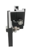 China Black Anodized Weatherproof Aluminum Stone Cladding Support System With Low Maintenance for sale