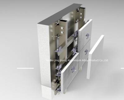 China Versatile GRC Panel Ventilated Facade Support System Customized for sale