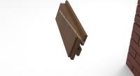 China Terracotta Brick Wall Support Systems Customized Aluminium Extrusion Brackets for sale